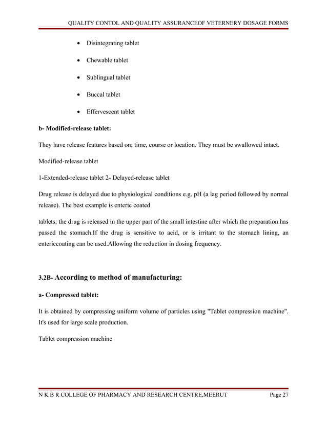 3 solid dosage forms | DOC | Pharmaceutical Drugs | Medical Health