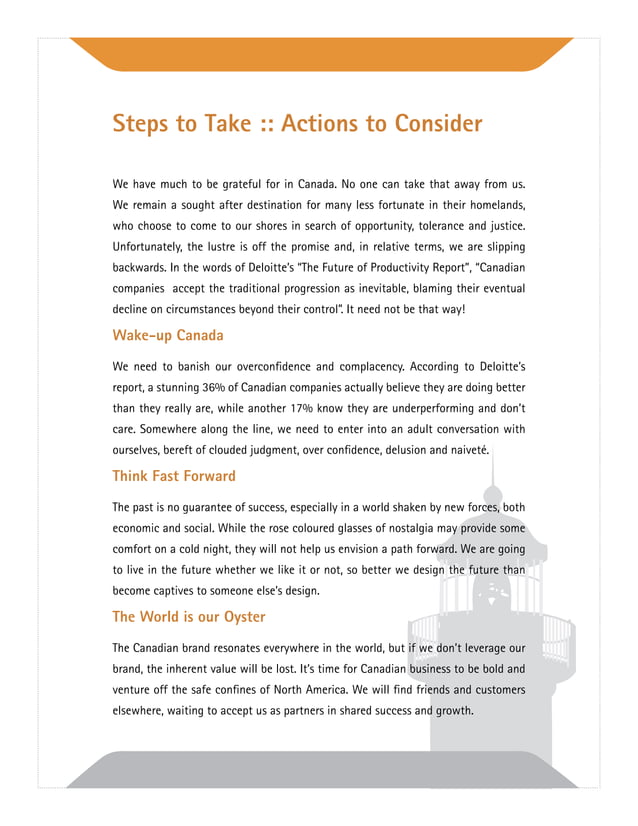 3 solving canada's business crisis the brutal facts | PDF | Business | Business and Finance