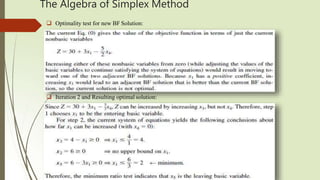Solving linear programming model by Simplex method.pptx | Computing | Technology & Computing