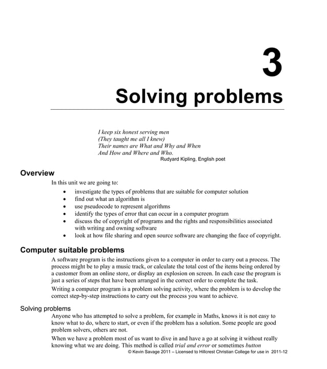 3 solving problems | PDF