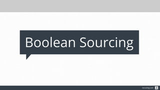 3 Sourcing Techniques You Can Use Today | PDF