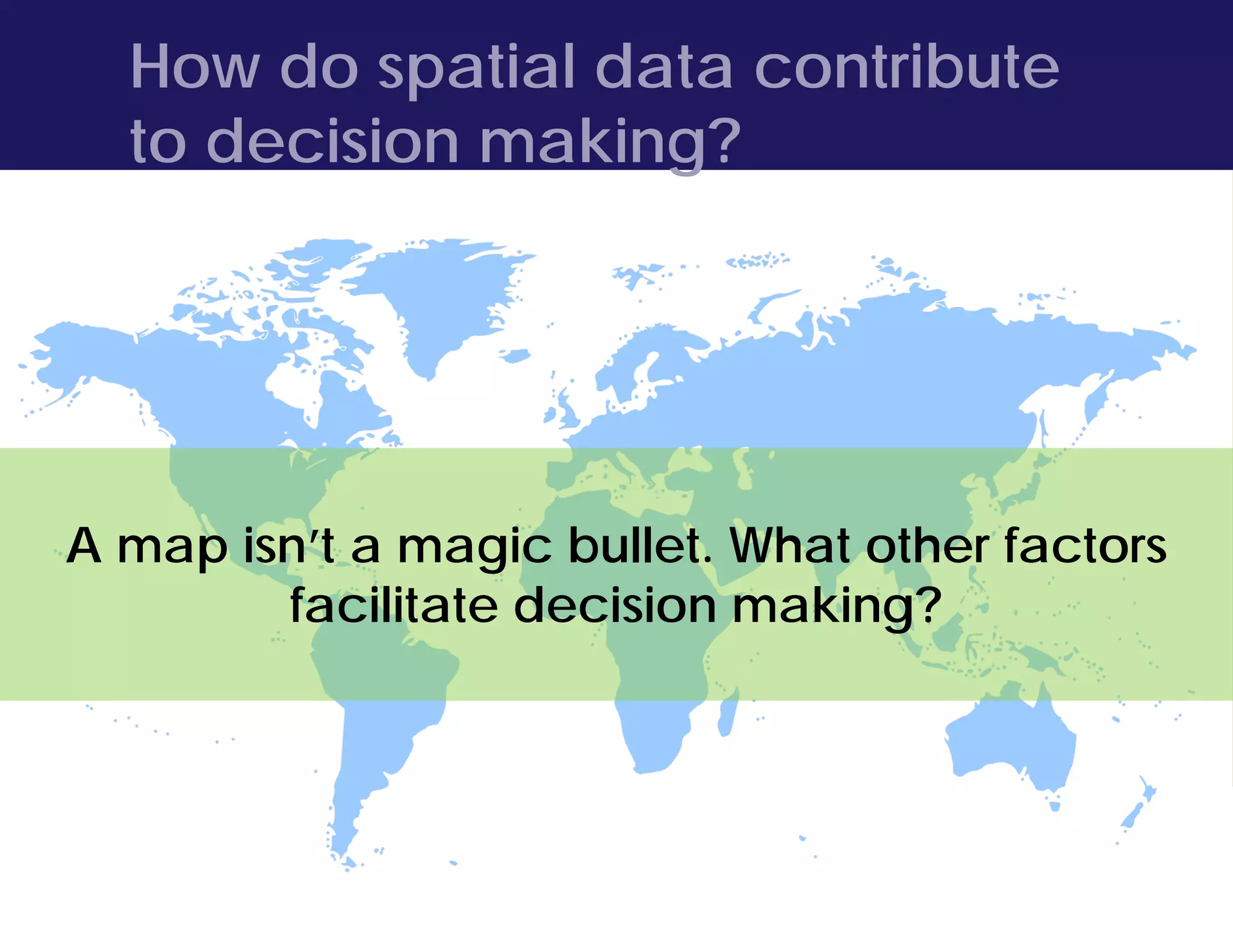 Maps As a Tool for Data Use: Considerations for improvement | PPT