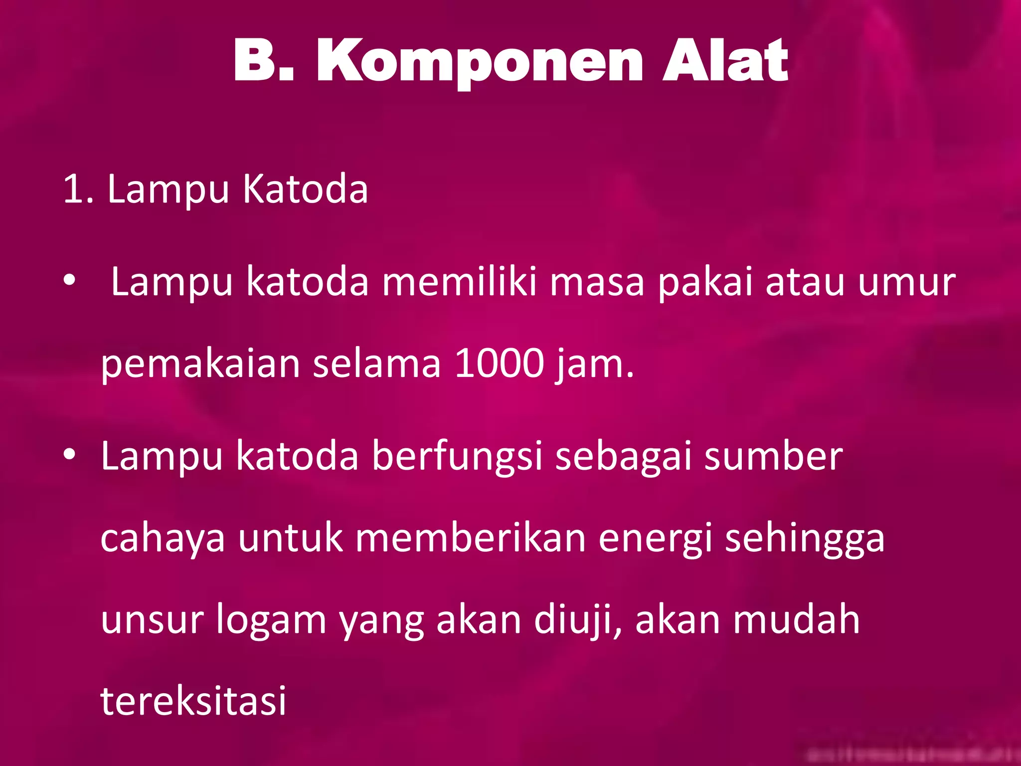 spektrofotometri serapan atom | PPTX