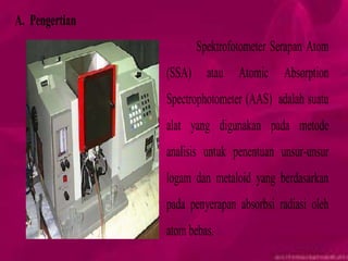 spektrofotometri serapan atom | PPTX