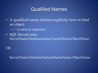 3 sql overview | PPTX