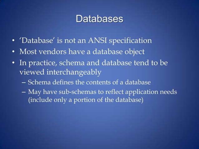 3 sql overview | PPTX