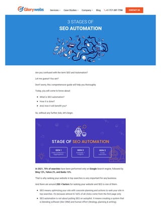 SEO Automation: A Guide to Make Systematic Your SEO | PDF