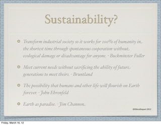 3 stages of sustainability | PDF