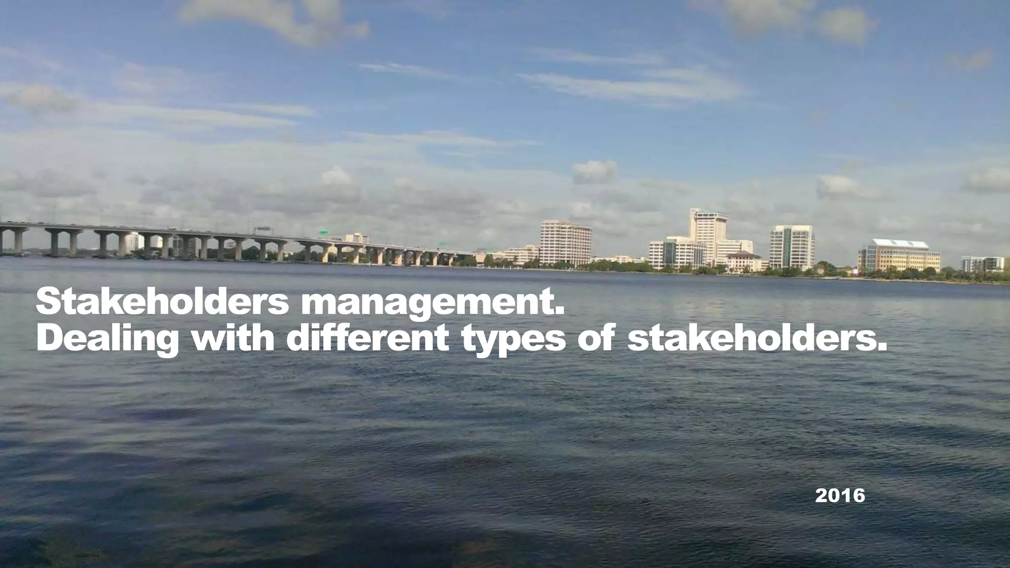 Олена Вірун “Stakeholders management. Dealing with different types of ...