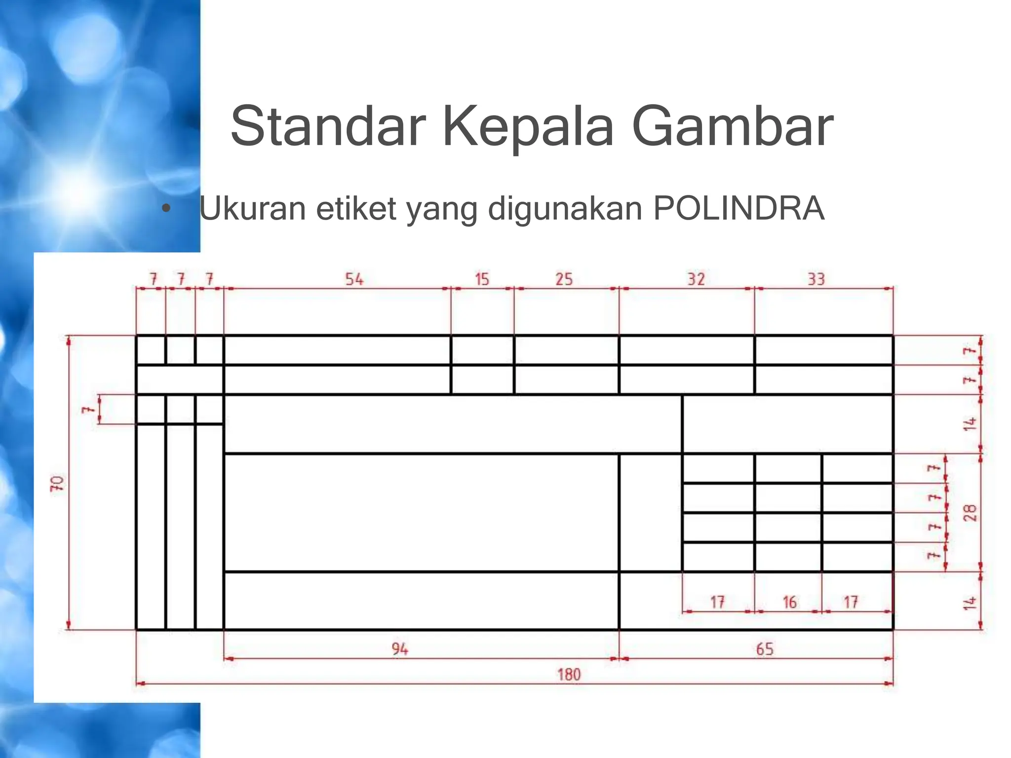Standarisasi Gambar Teknik Dasar pada teknik mesin | PPTX