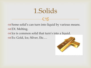 3 states of matter | PPTX | Chemistry | Science