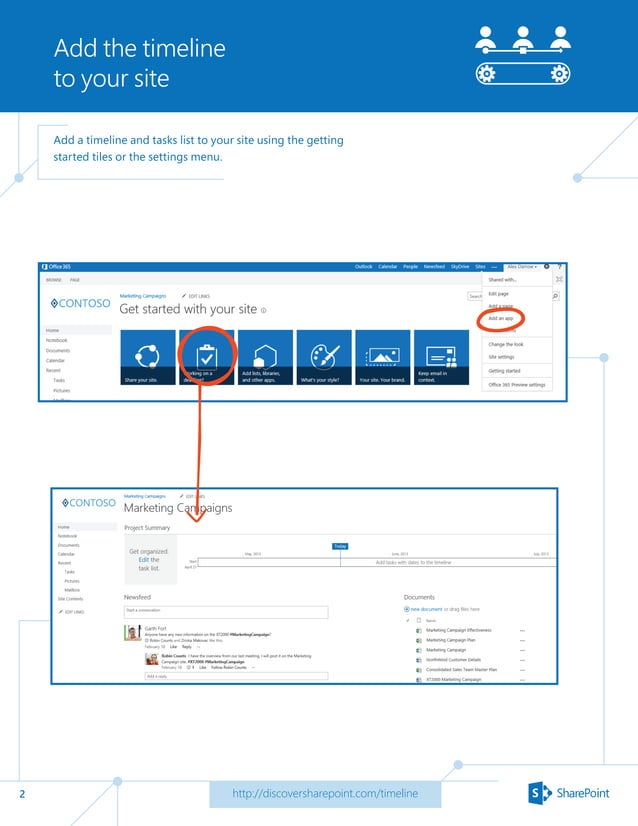 SharePoint - Stay on Track | PDF