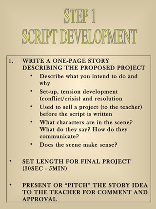 3step filmmaking process | PPT