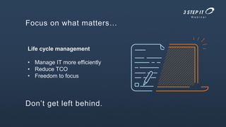 How IT Life cycle management can drive efficiencies right across the ...