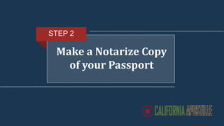 3 Steps To Notarize and Apostille Copy of your US Passport For Use in ...