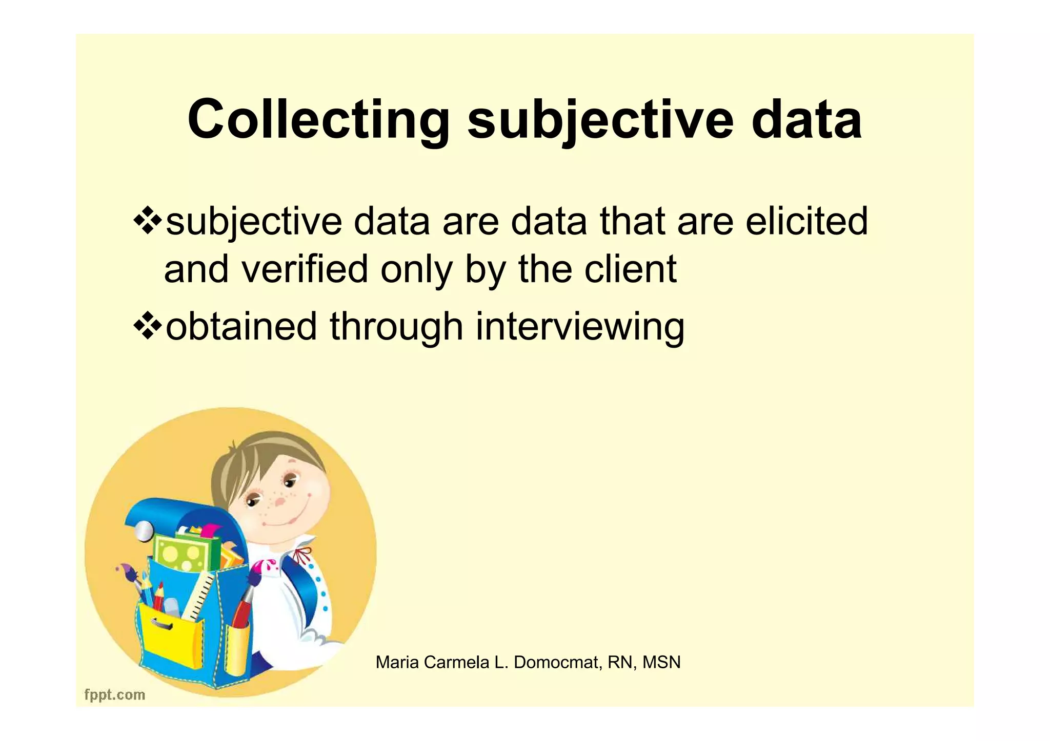 Steps of health assessment | PDF