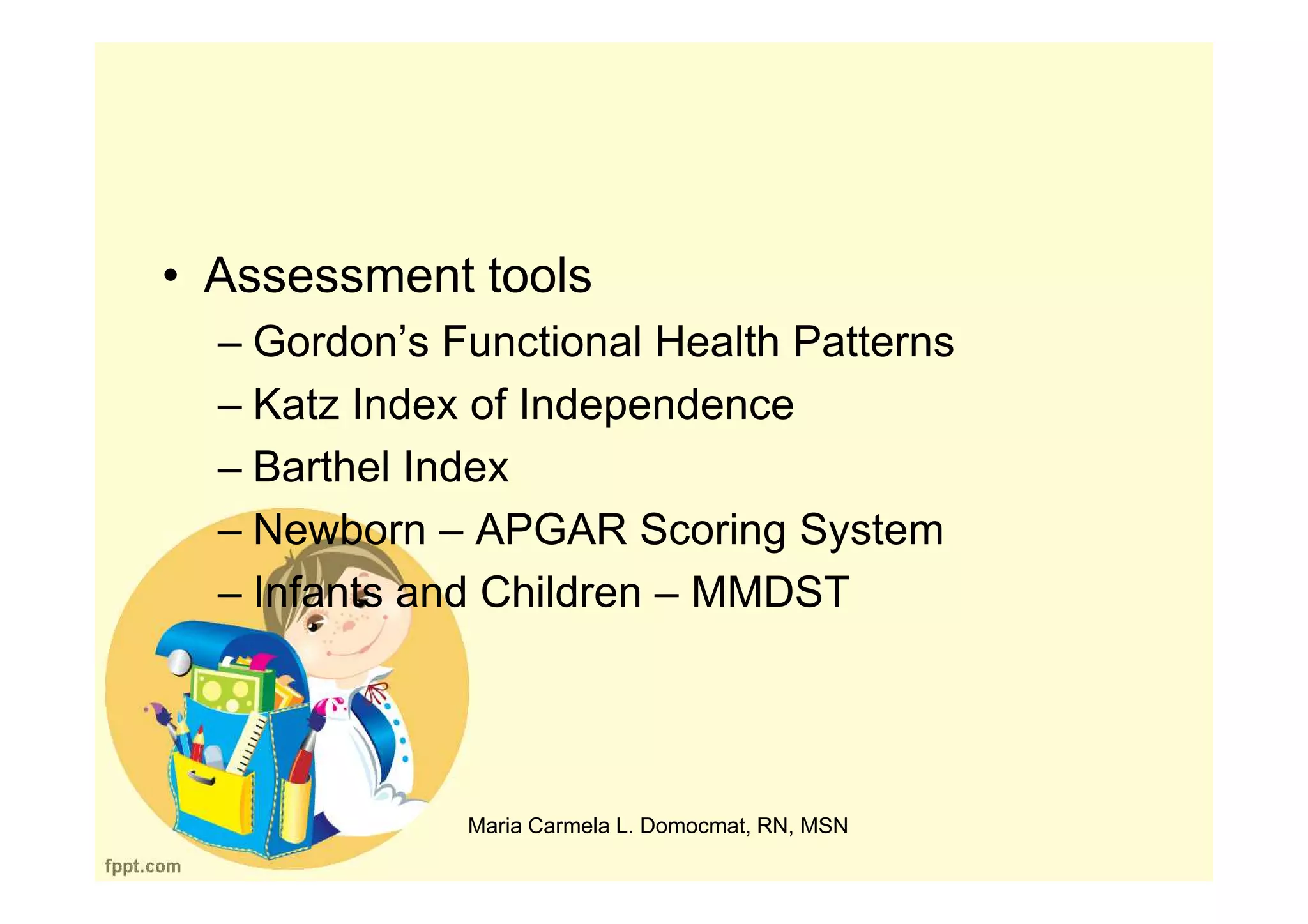 Steps of health assessment | PDF