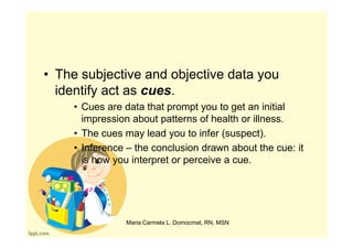 3 steps of health assessment | PDF