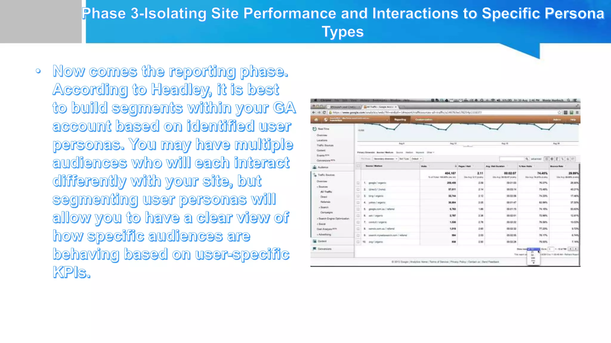 3 Steps To Build Better Insights With Google Analytics | PPTX ...