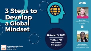 3 Steps to a Global Mindset | PPT