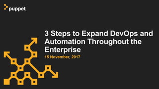 3 Steps to Expand DevOps and Automation Throughout the Enterprise | PPTX | Cloud Computing ...