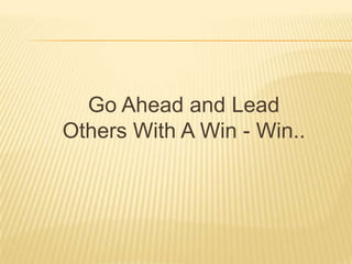 3 steps to leading others | PPT