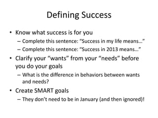 3 steps to success | PPT