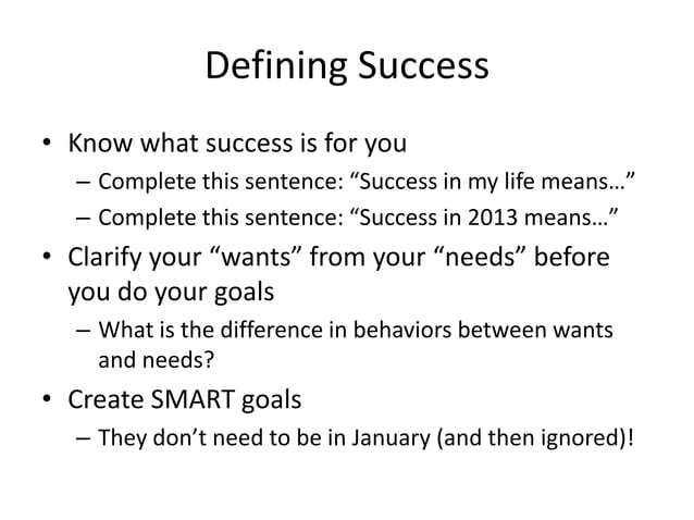 3 steps to success | PPT