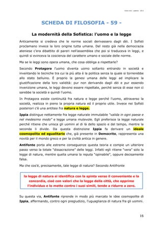 03. Storia della Filosofia. La Sofistica | PDF