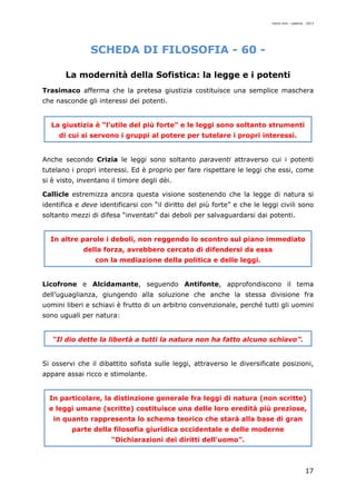 03. Storia della Filosofia. La Sofistica | PDF