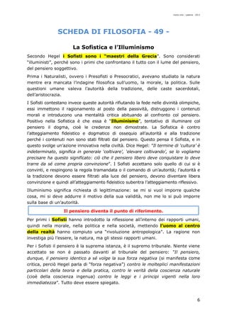 03. Storia della Filosofia. La Sofistica | PDF