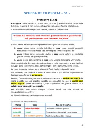 03. Storia della Filosofia. La Sofistica | PDF