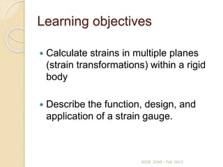 3 strain transformations | PPTX