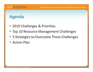 3 Strategies for Overcoming Resource Management Challenges | PPT