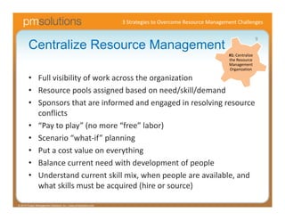 3 Strategies for Overcoming Resource Management Challenges | PPT