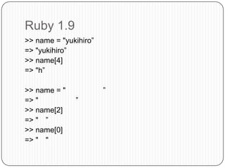 Ruby Strings & Symbols | PPTX