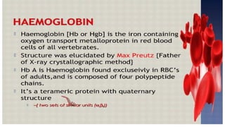 DPT - Physiology - II (Blood Physiology) Structure function, production ...