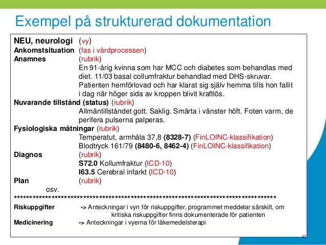 Strukturerad dokumentation