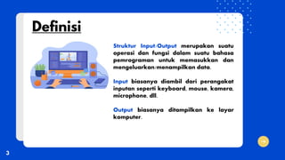 Algoritma dan Struktur Data (Python) - Struktur I/O | PDF