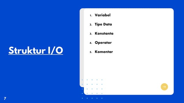 Algoritma dan Struktur Data (Python) - Struktur I/O | PPT