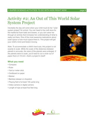 3 Super Science Activities | PDF