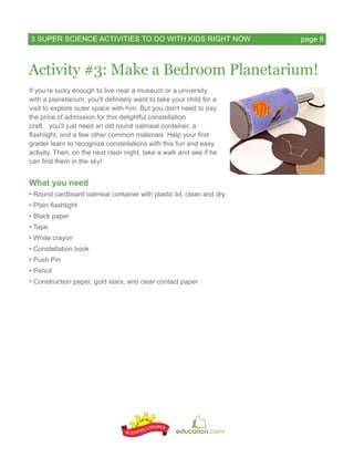 3 Super Science Activities | PDF