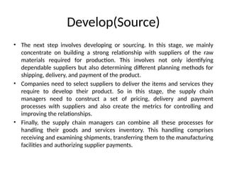 Supply Chain process in Supply Chain Management | PPTX