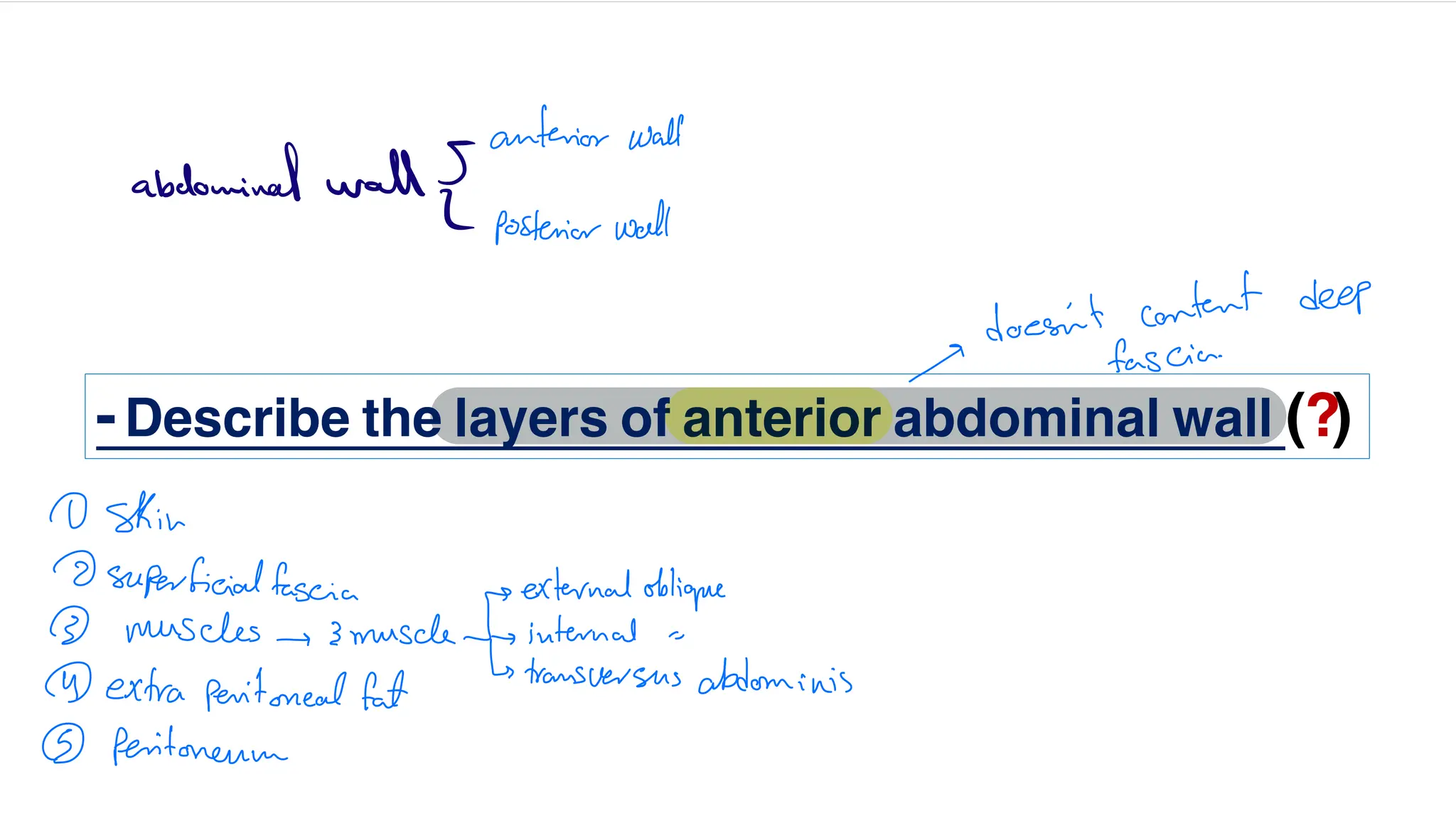 A full description of detailed Surgical _Anatomy_of the abdominal_Wall ...