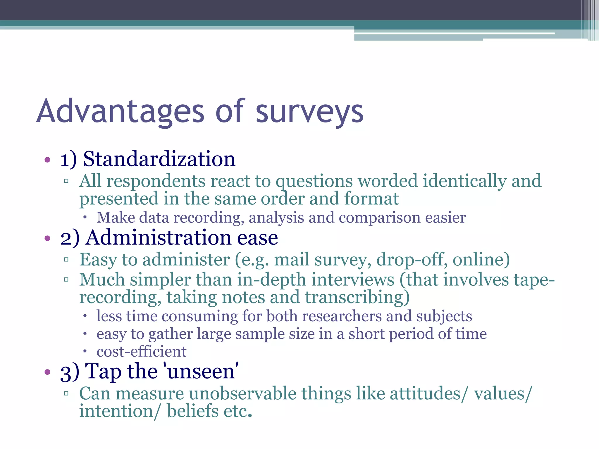 3 survey, questionaire, graphic techniques | PPT