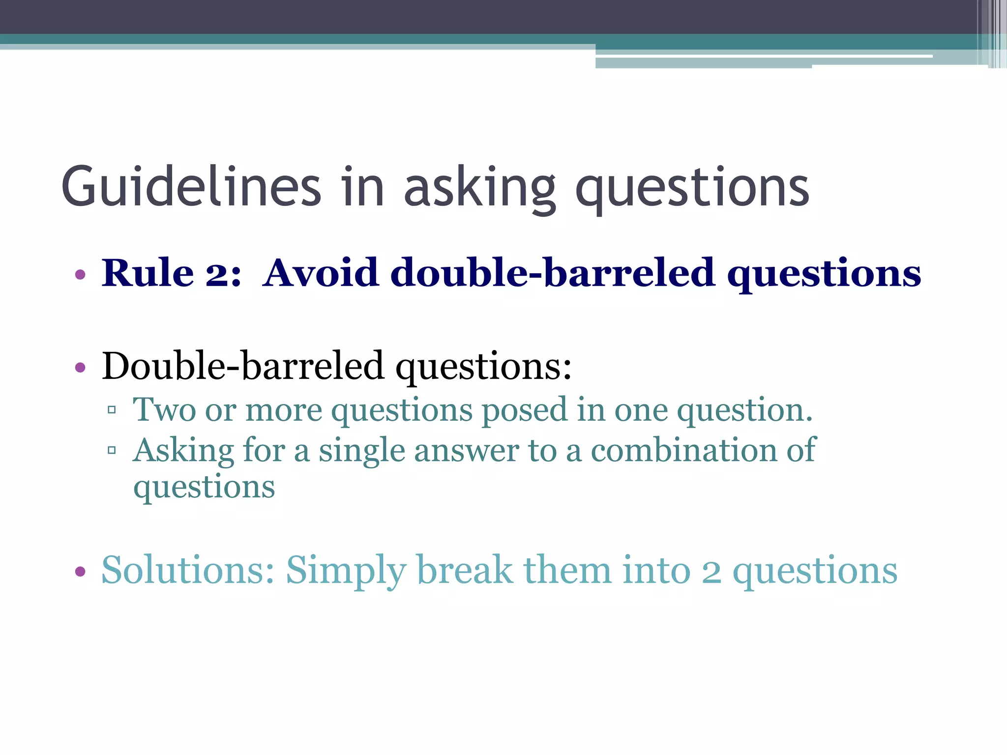 3 survey, questionaire, graphic techniques | PPTX