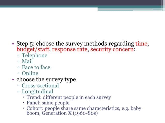 3 survey, questionaire, graphic techniques | PPT