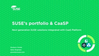 Productos de SUSE basados en CaaSP | PPT