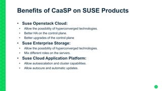 Productos de SUSE basados en CaaSP | PDF