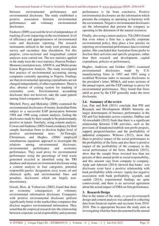 Sustainability Environmental Disclosure and Financial Performance of Oil and Gas Companies in ...